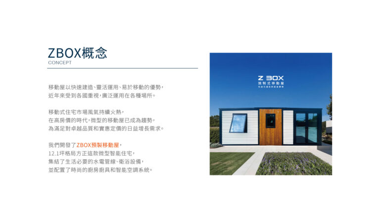 關於Z BOX預制移動屋
